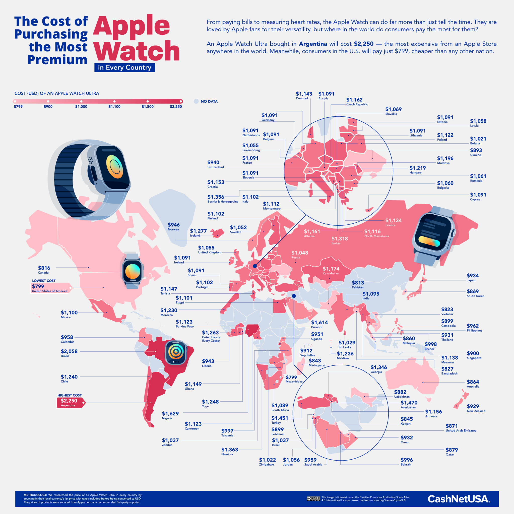 Where Is It the Most Expensive To Be an Apple Superfan? - CashNetUSA Blog